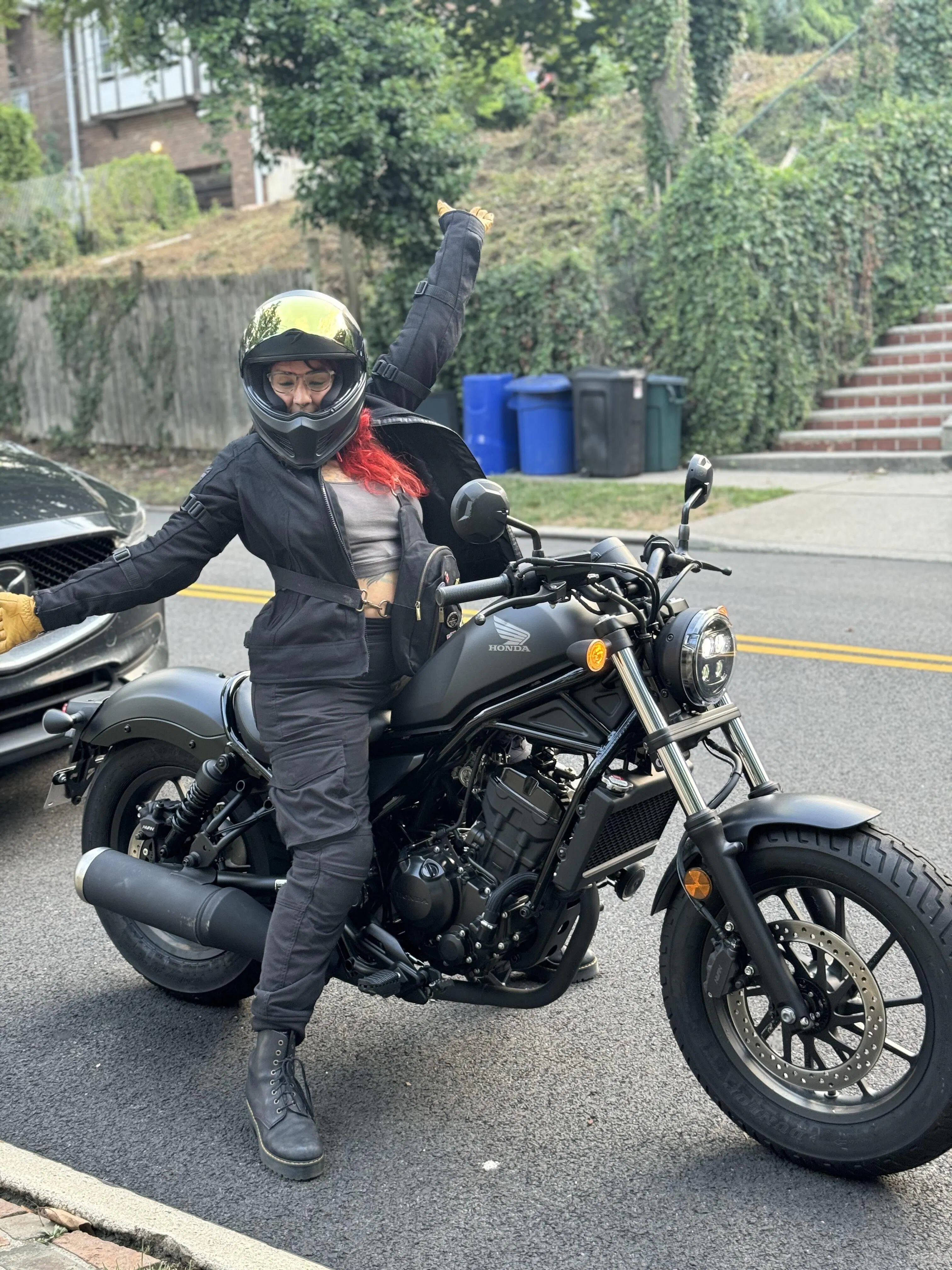 MotoGirl | Lara Cargo Pants - Olive | Peak Moto