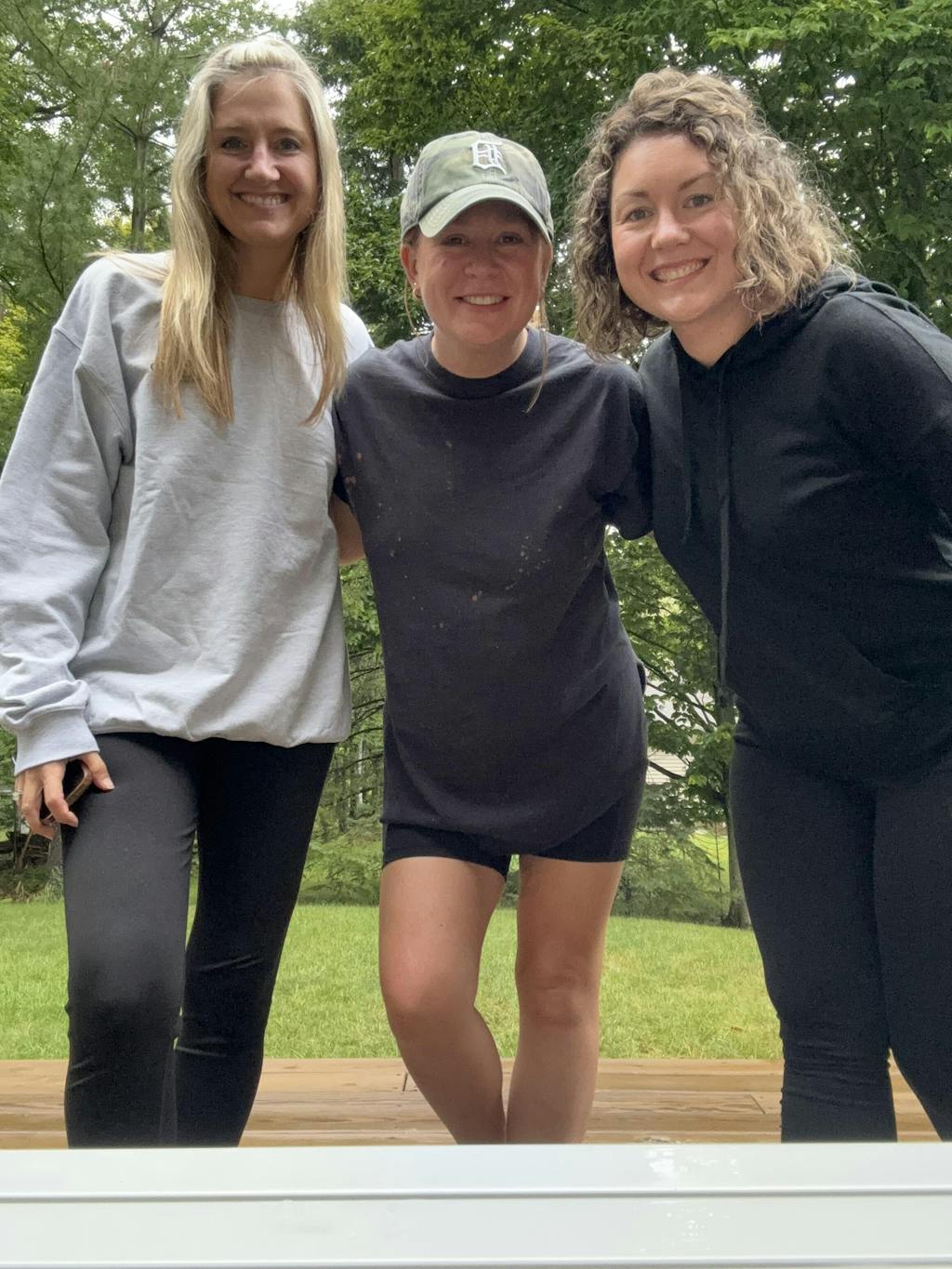 PEBBY BASICS BLEACHED OUT BLACK SIDE SLIT TEE – Pebby Forevee