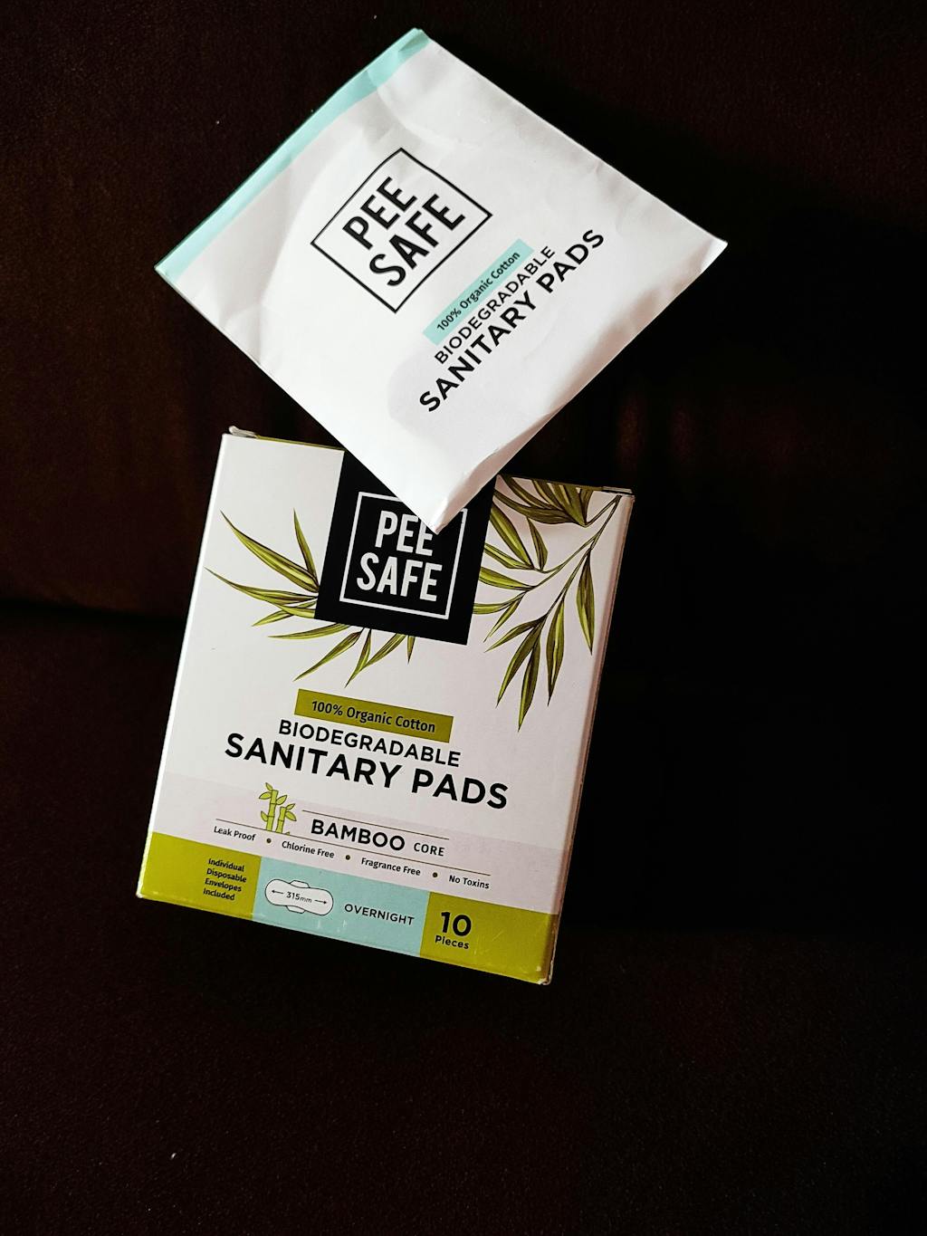 Biodegradable Sanitary Pads - Overnight (Pack of 10) | Pee Safe