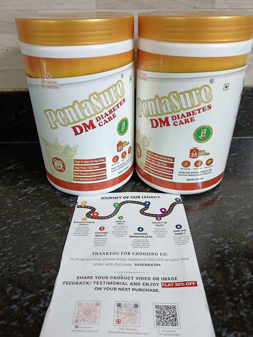 PentaSure DM - Diabetes Protein Powder for Sugar Control 1kg ...