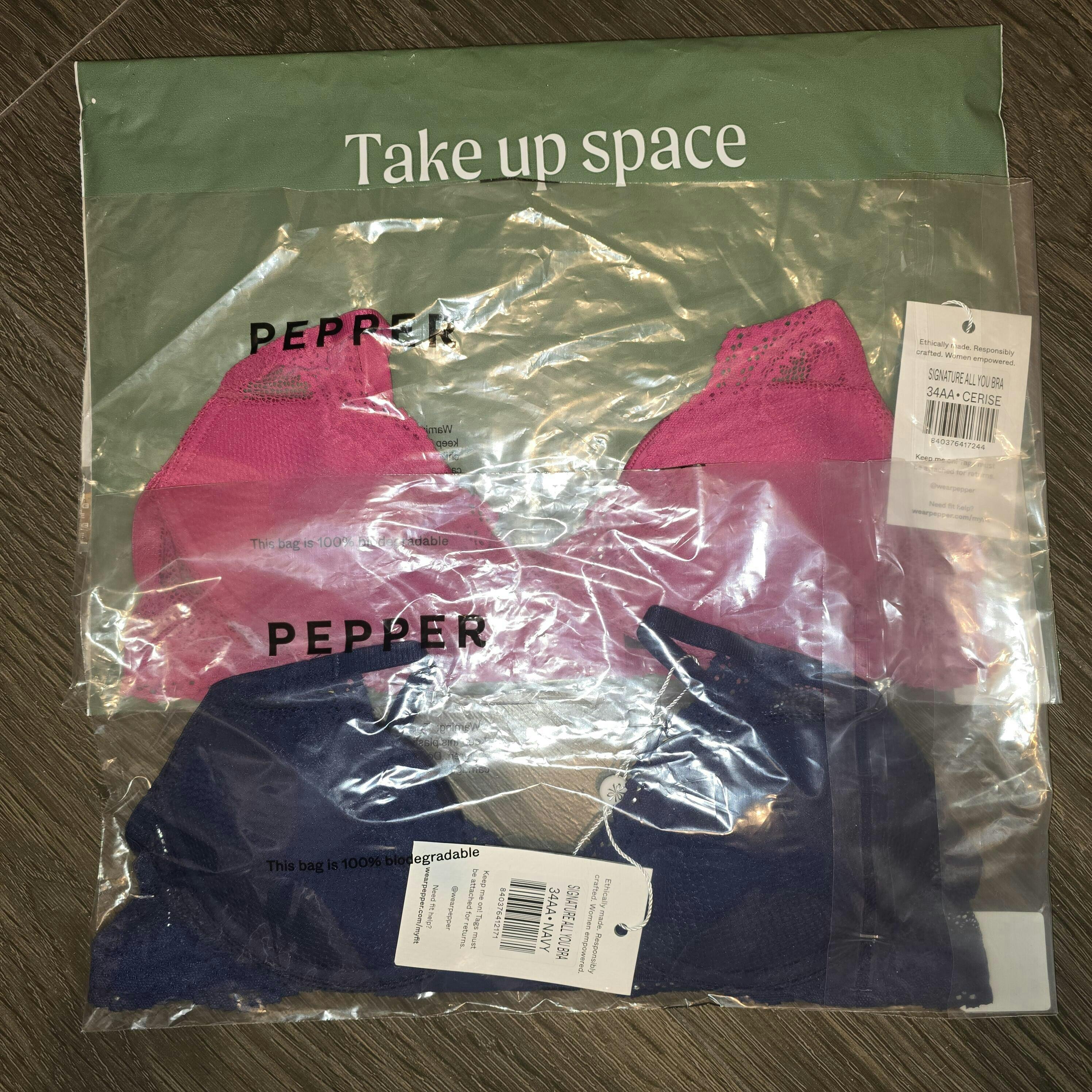 Signature All You Contour Bra Black - Pepper