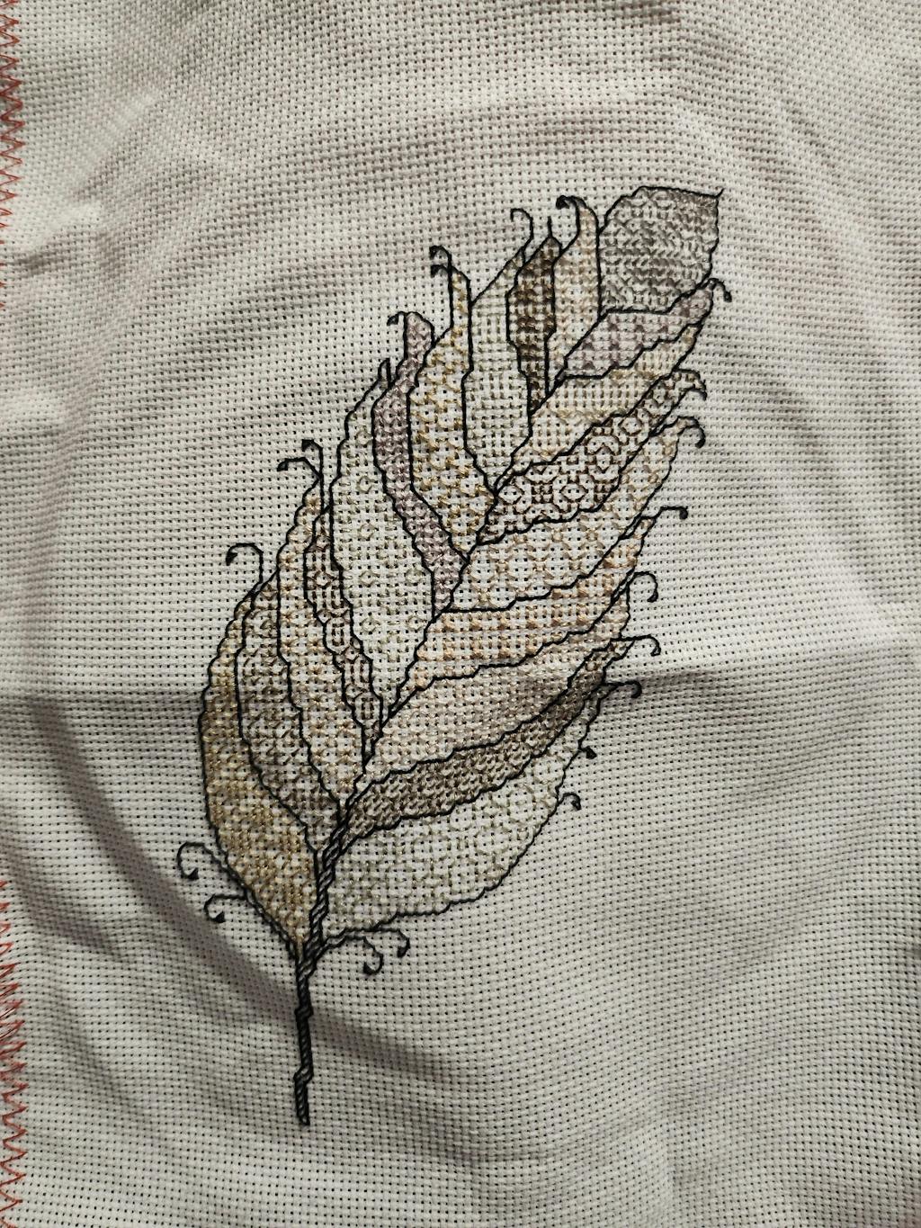 Blackwork Pattern - Remember Love Memorial Feather – Peppermint Purple