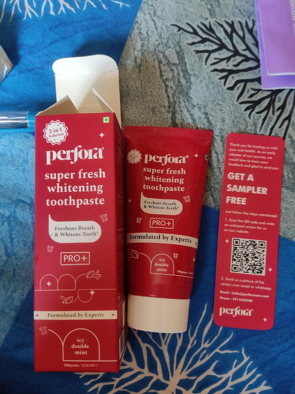 Buy Perfora's Teeth Whitening Toothpaste with Peppermint Online ...