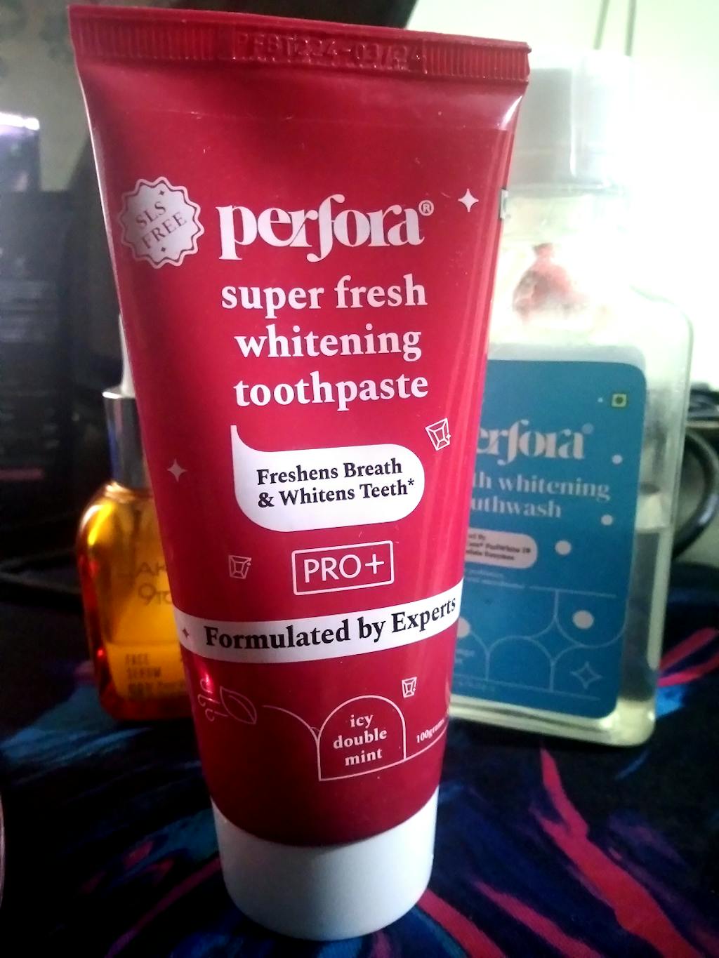 Buy Mint Teeth Whitening Toothpaste For Yellow Teeth – Perfora - Oral ...