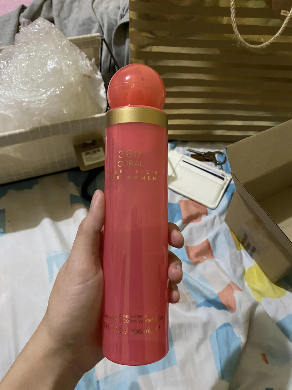 Buy Perry Ellis 360 Degrees Coral Body Mist Spray 236ml for