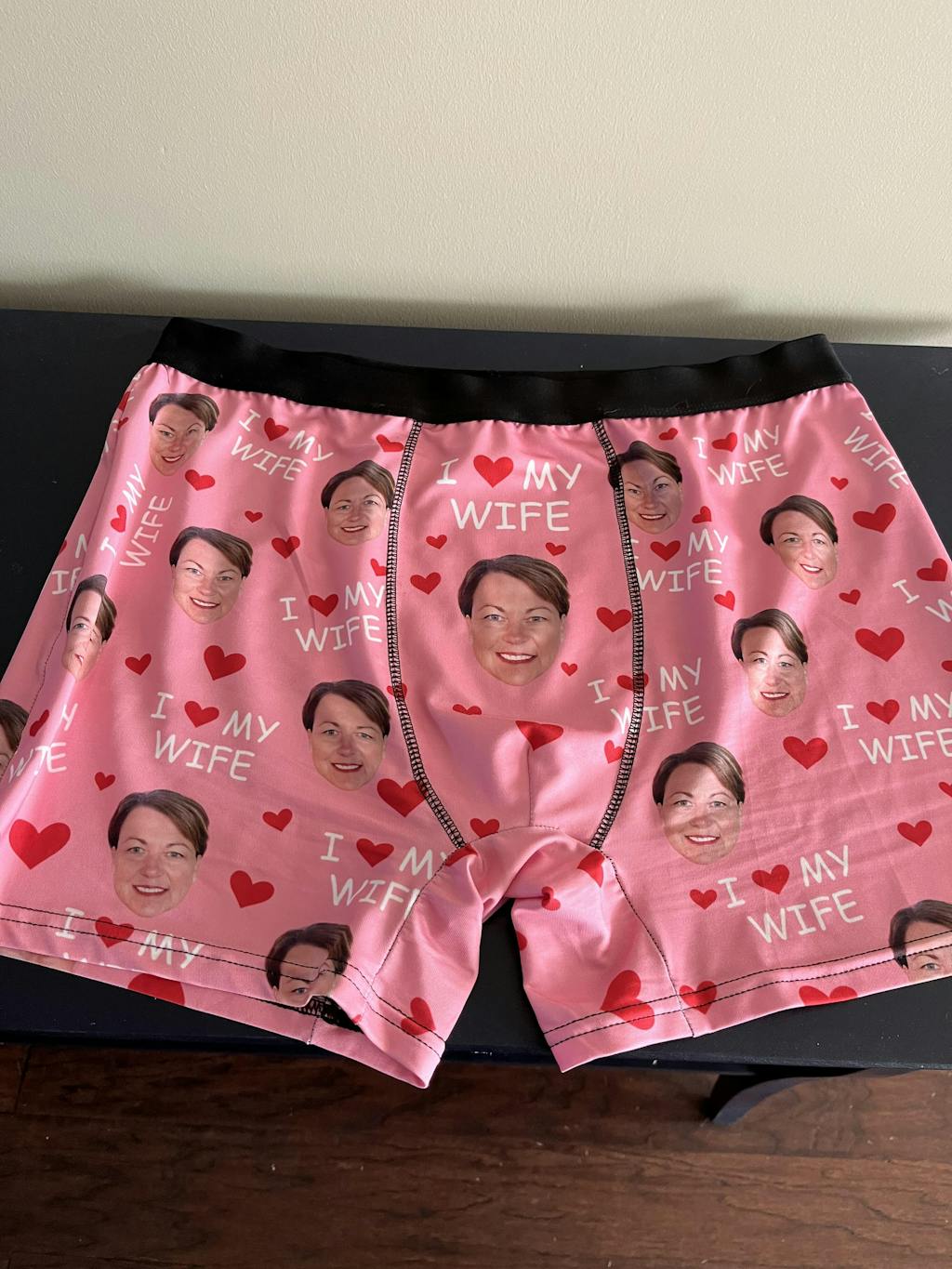 Girl Face Hug Boxer, Personalized Boxer, Funny Valentine Gift For Him ...