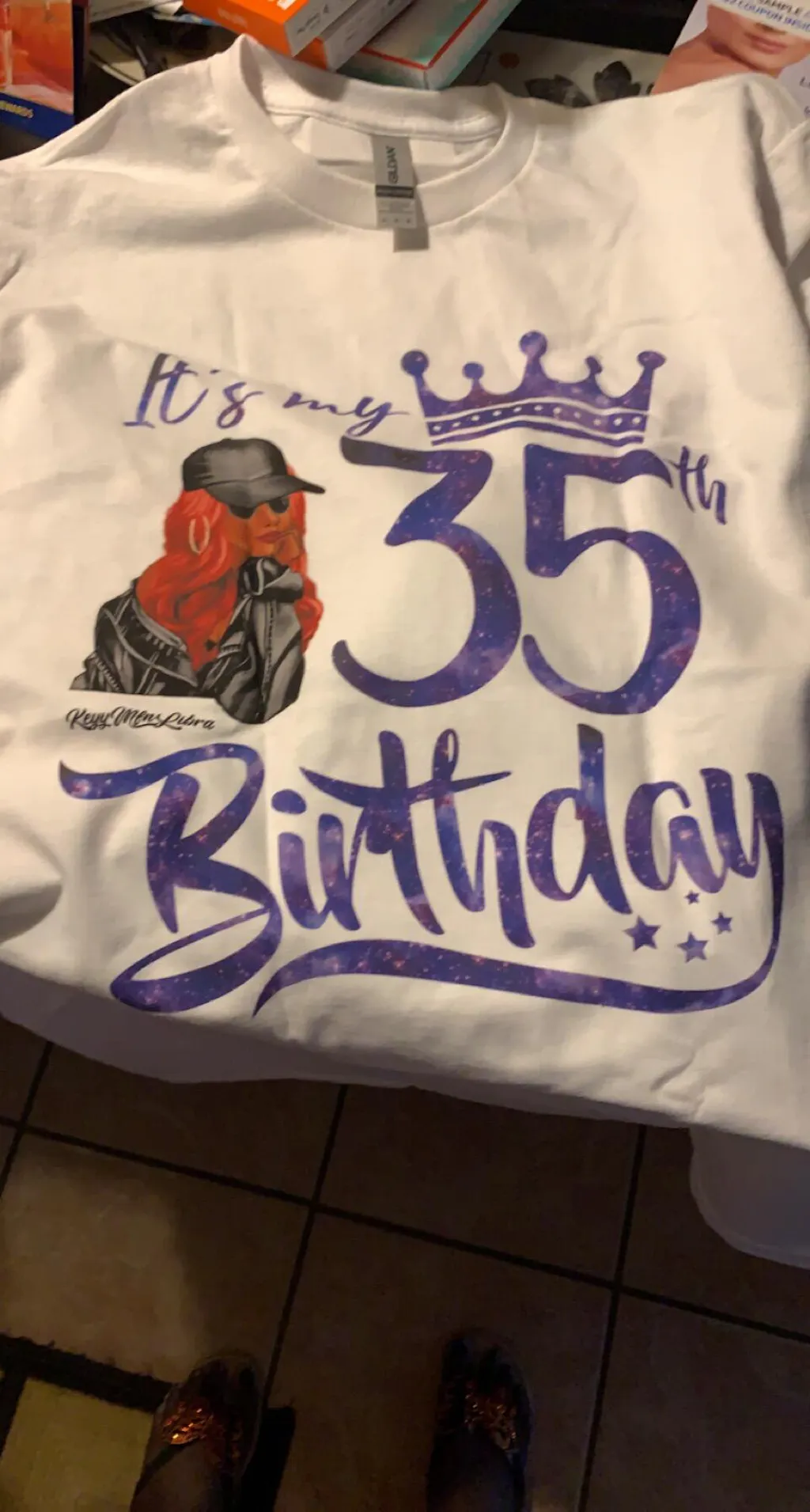 It’s My 35th Birthday, Personalized Custom 35th Birthday T Shirt ...