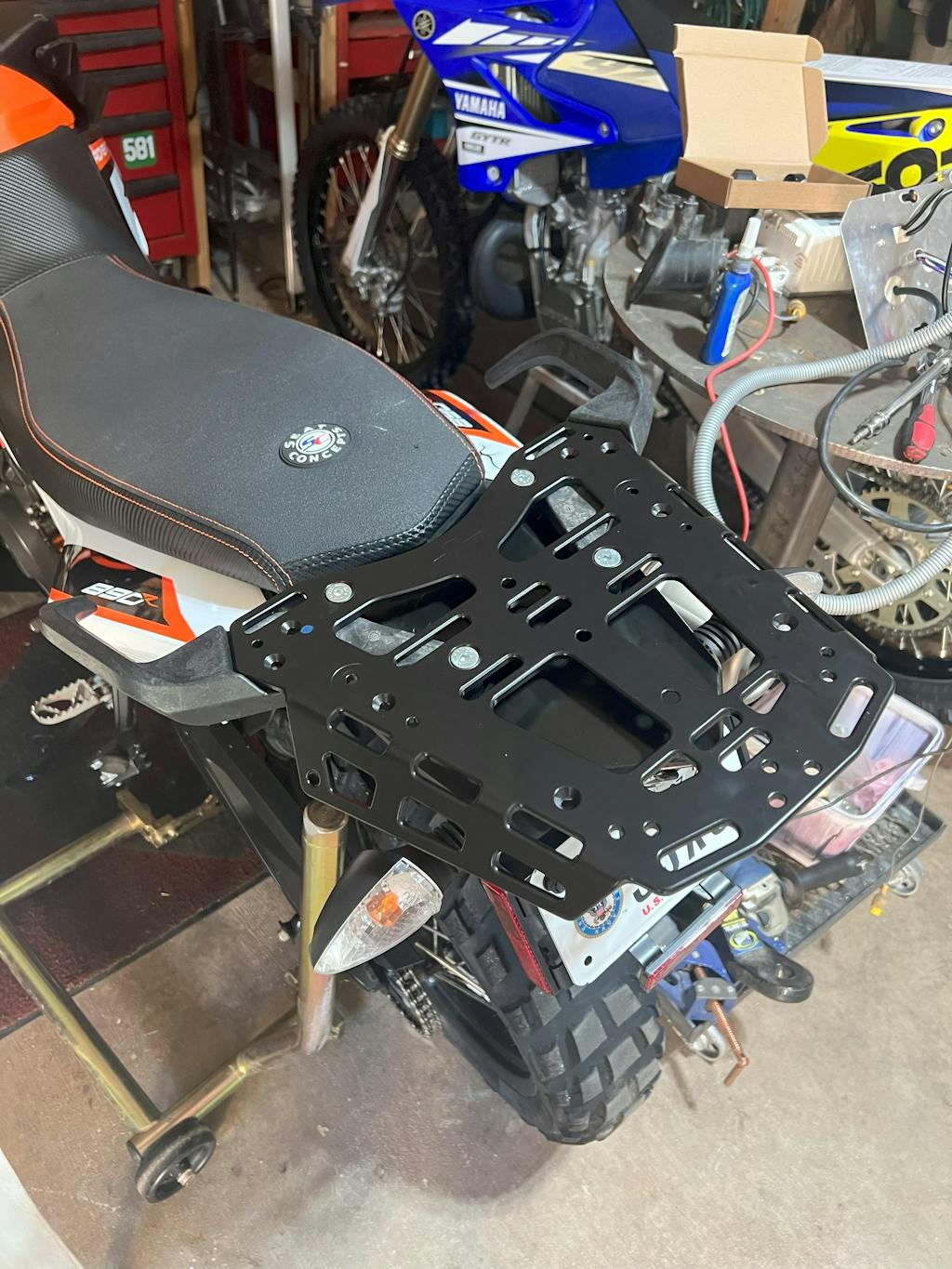 KTM 790/890 Billet rack - Large - Perunmoto