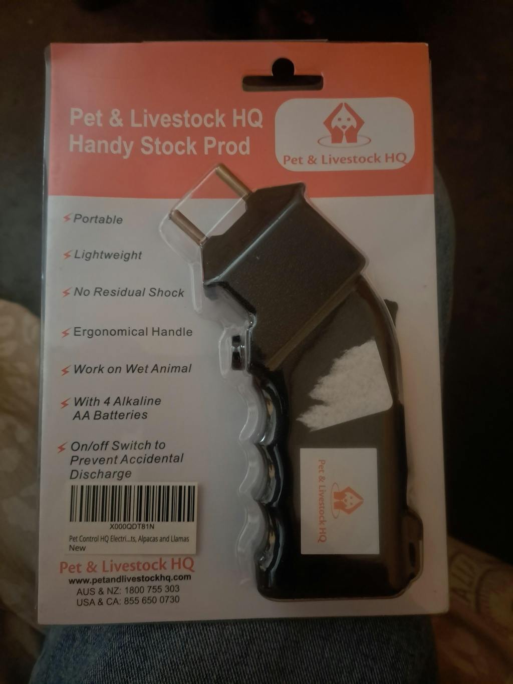 Handheld Battery Electric Cattle Prodder | Buy Now | Pet Control HQ