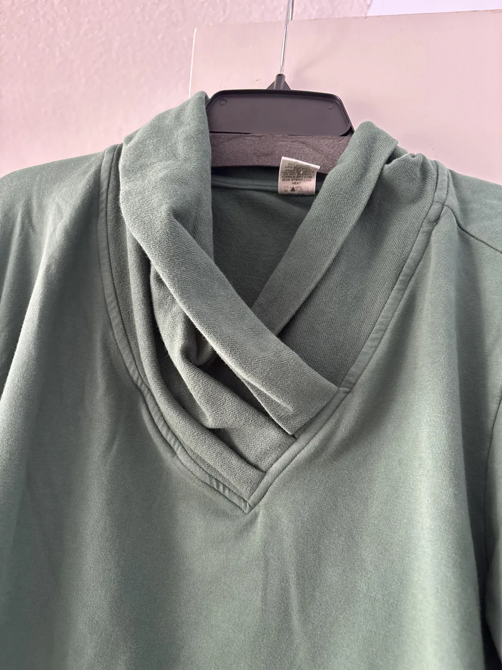 Pleated Crossover Collar Top FINAL SALE (No Returns) | Petalura