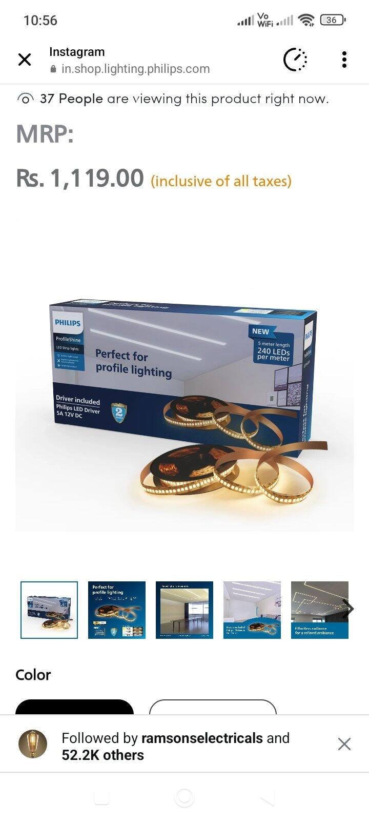 Buy Philips Profile Shine LED Strip light online in India | Philips ...