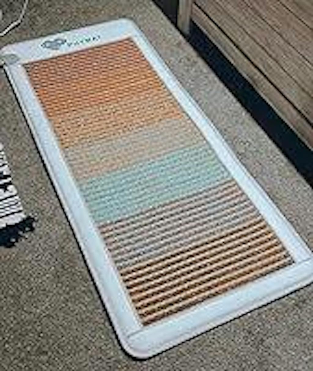 PHYMAT Rainbow Chakra Mat - 7 Gemstones Crystals Infrared Heating Pad ...