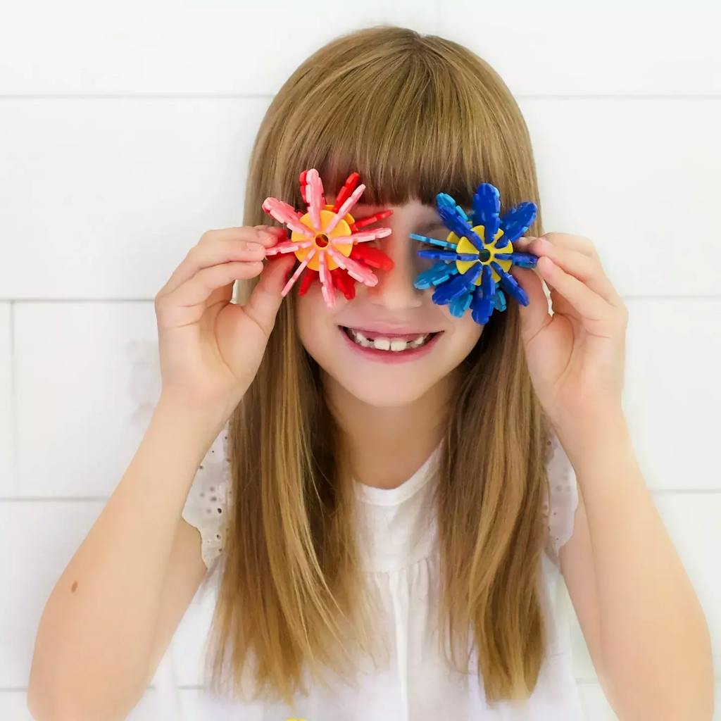 PicassoTiles 108pc Interlocking Disc Building Chips 12 Colors ...