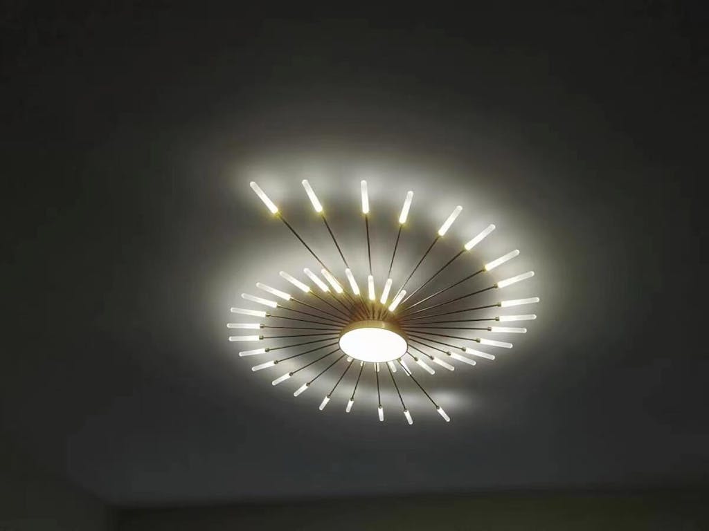 Modern Firework Chandelier for bedrooms | Fireworks Ceiling Light ...