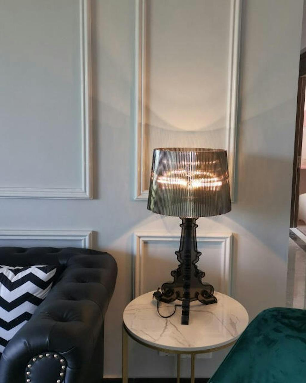 Vintage Bourgie Table Lamp | Bourgie Lamp Transparent | Ping Lighting