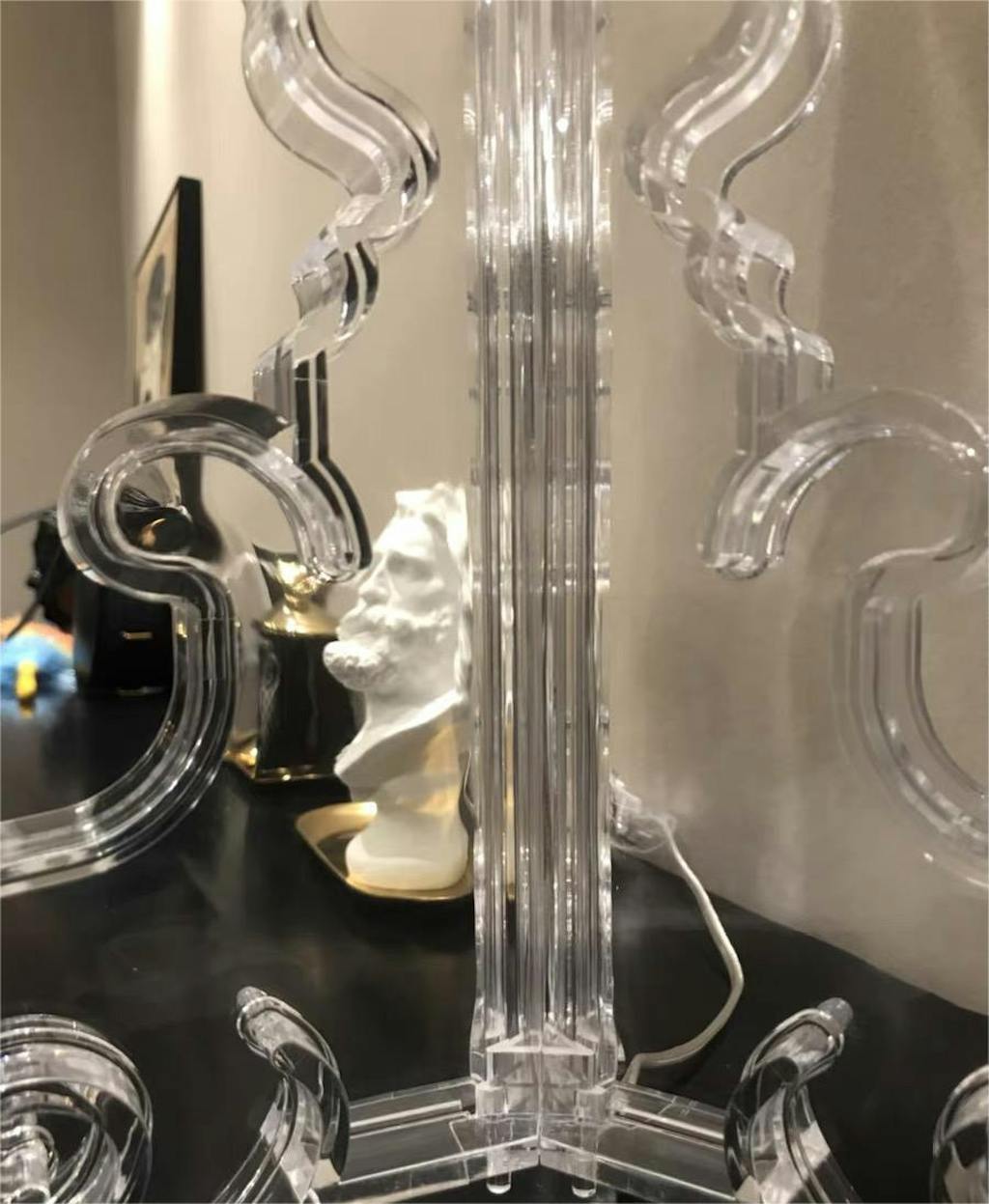 Vintage Bourgie Table Lamp | Bourgie Lamp Transparent | Ping Lighting