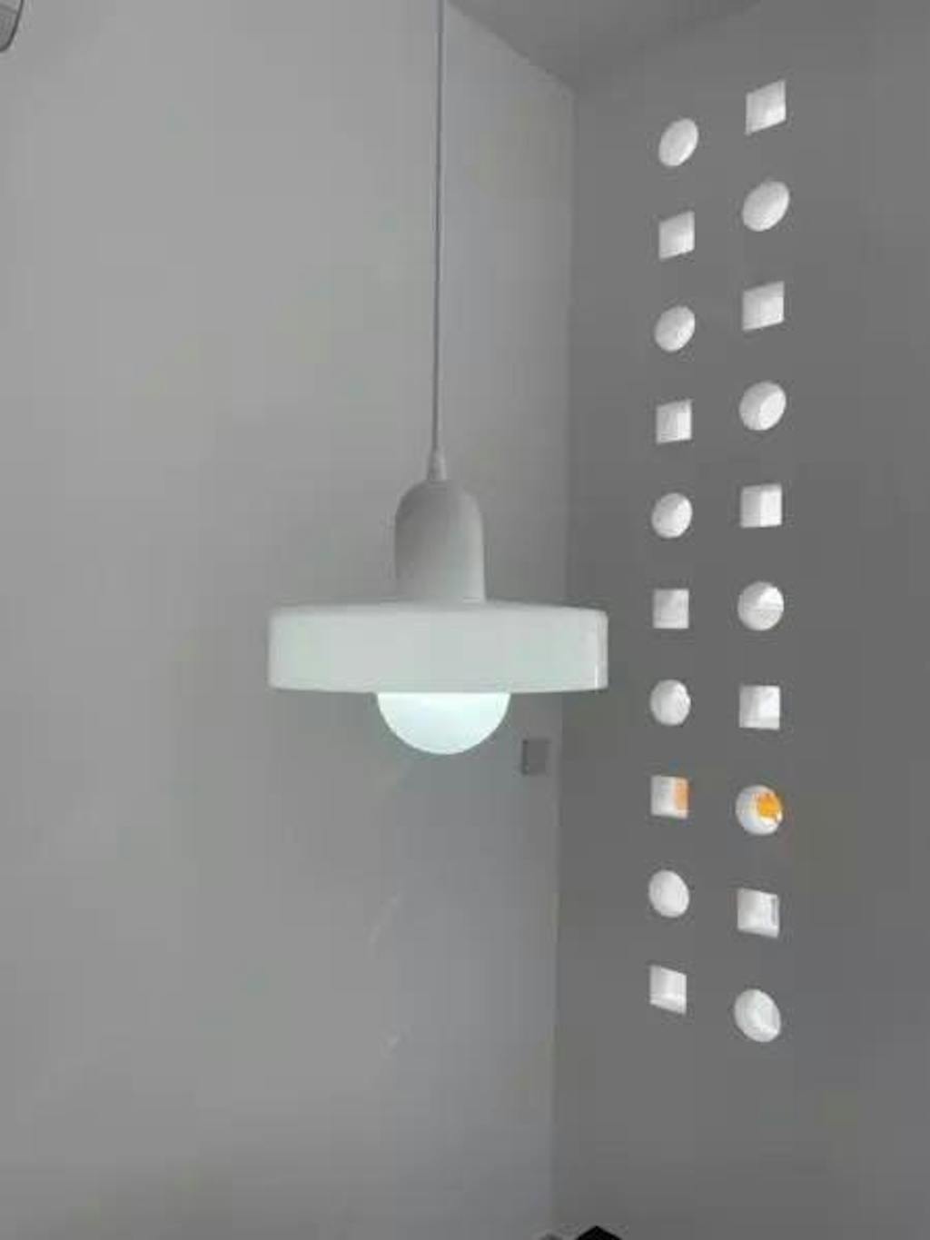 Stained glass ceiling lamp | Bauhaus Pendant Light | Ping Lighting