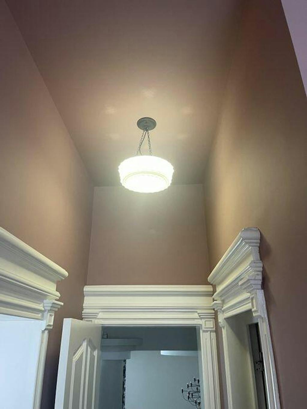 Vintage Art Pendant Light | Round Ceiling Light | Ping Lighting