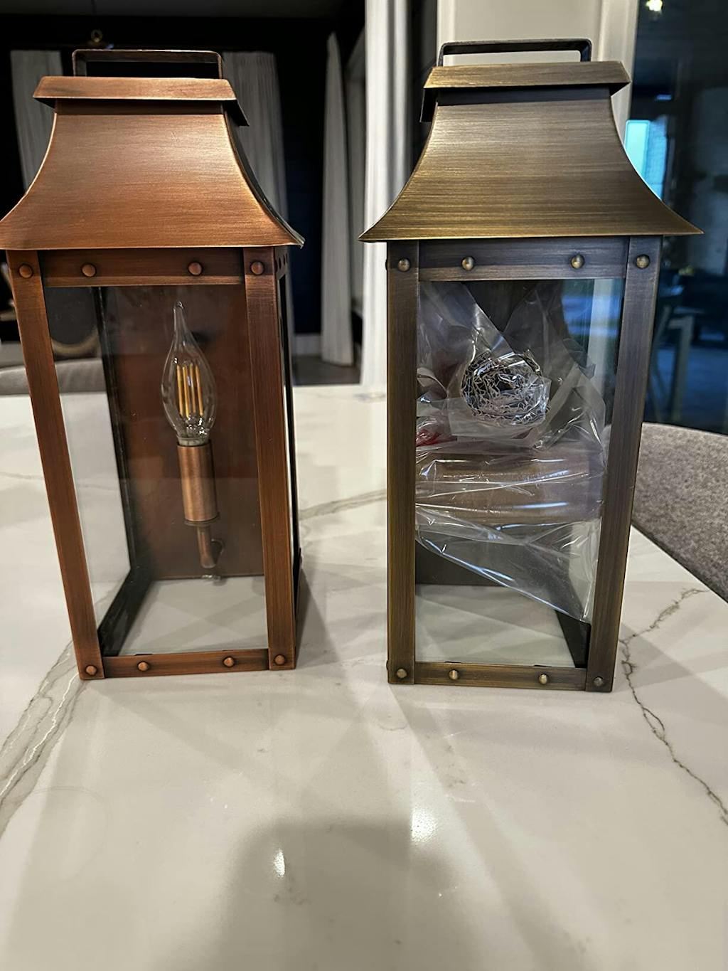 Montague Antique Brass Outdoor Waterproof Wall Mounted Lantern Light ...