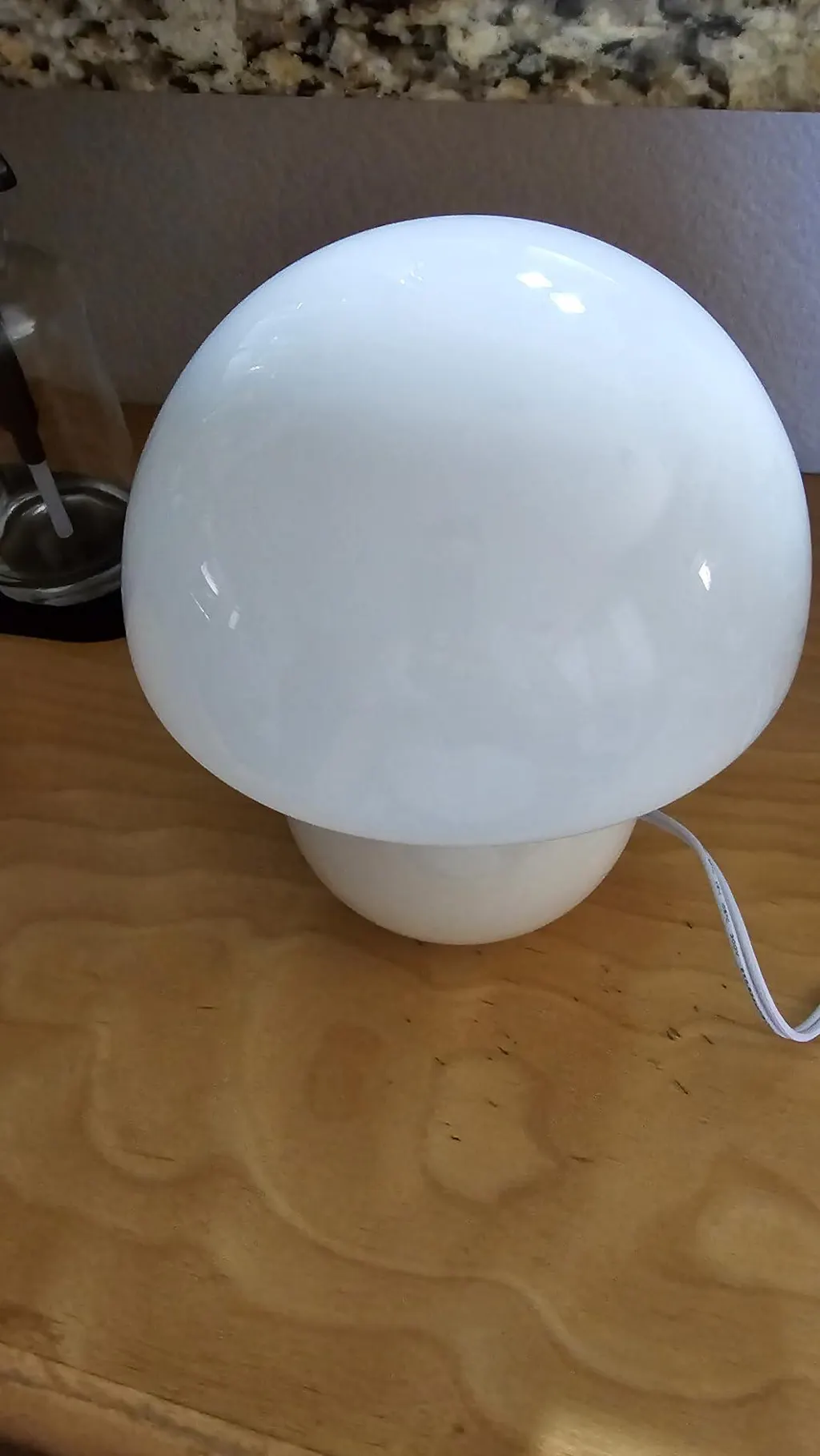 Cute Small Ceramic Night Light For Girls | Bedside Nightstand Glass ...