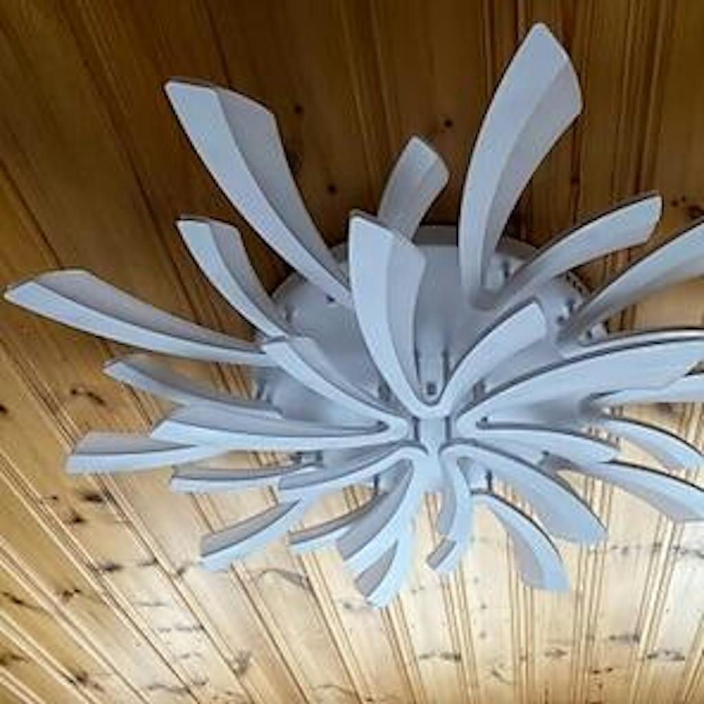 Nordic Style Flush Mount Ceiling Light | Dandelion Layered Ceiling ...
