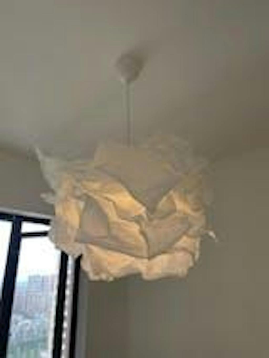 White Hanging Paper Lamp | DIY Paper Pendant Light | Ping Lighting