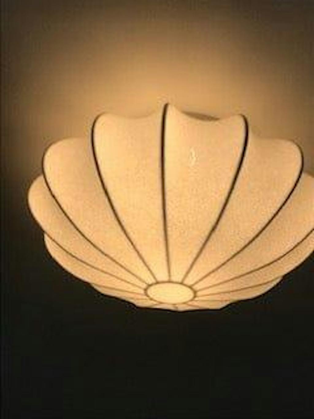 White Fabric Flush Mount Ceiling Light | Silk Umbrella Ceiling Light ...