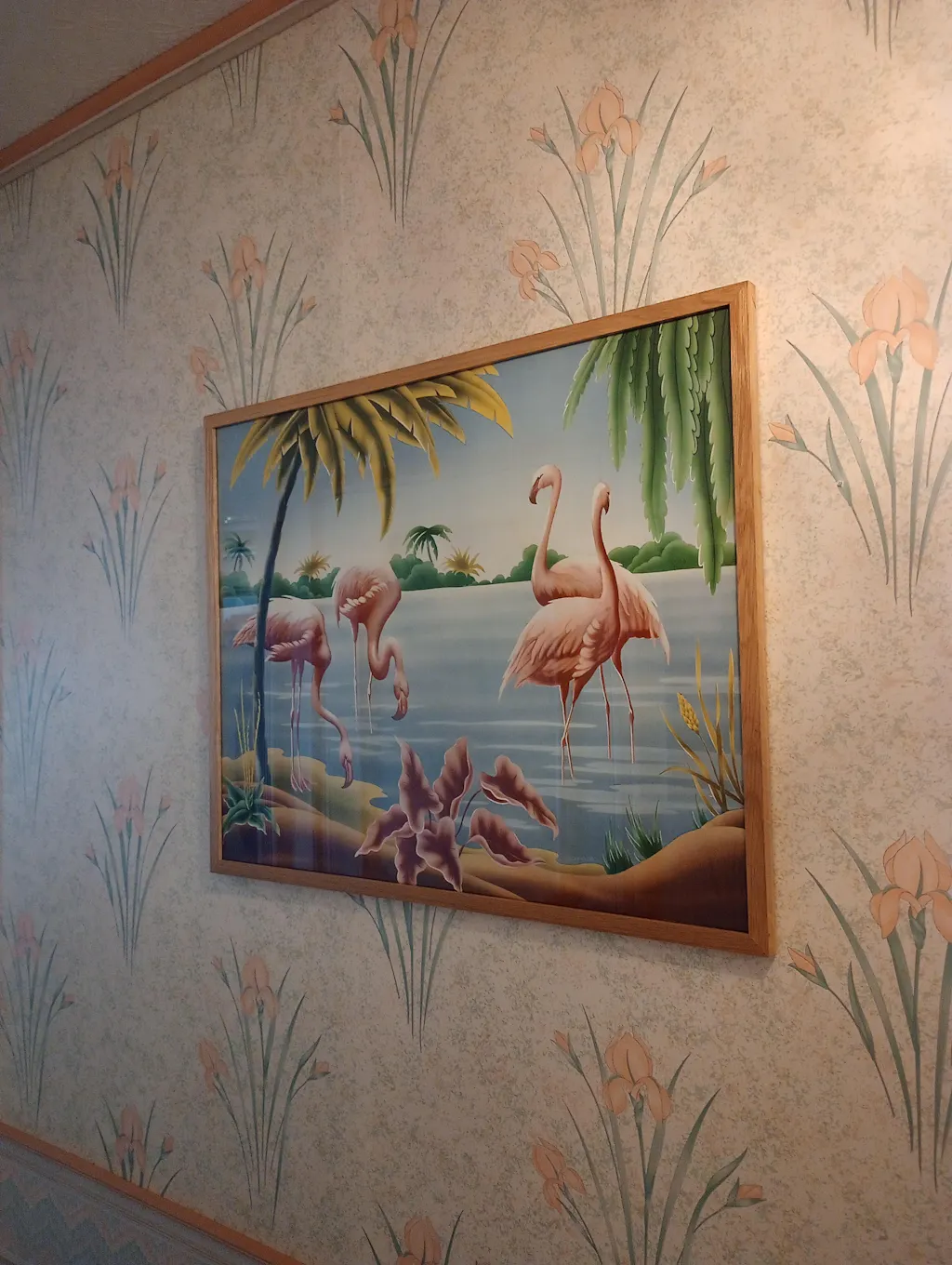Flamingos by Turner/Toran, mint condition authentic vintage lithograph ...