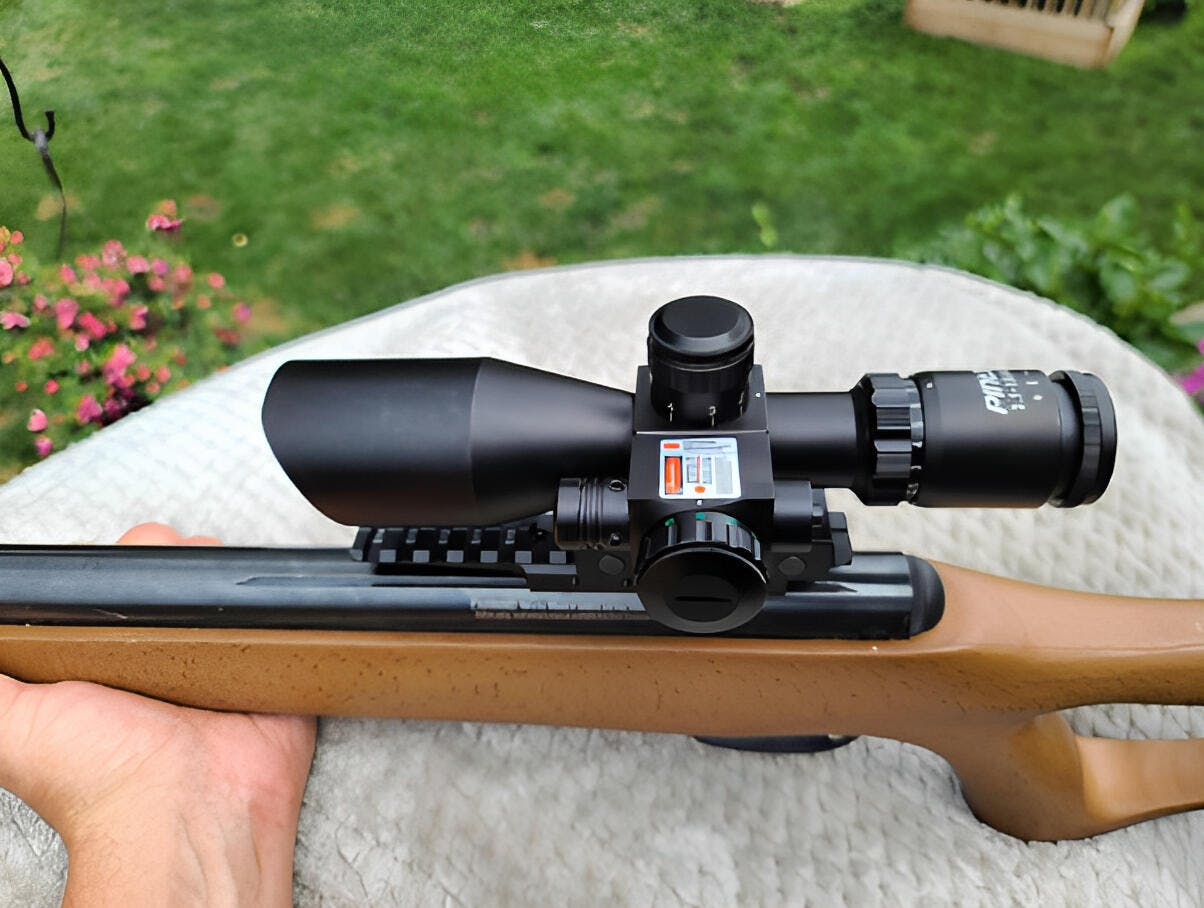 Pinty | 2.5-10x40mm AOEG Red/Green Tactical Rifle Scope Laser Combo ...