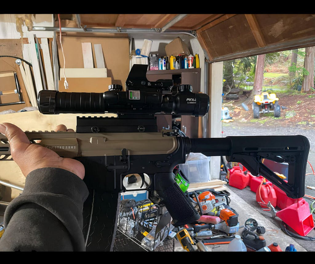 Pinty | Rifle Scope 3-9x32mm EG Rangefinder/4 Reticle Red & Green/Red ...