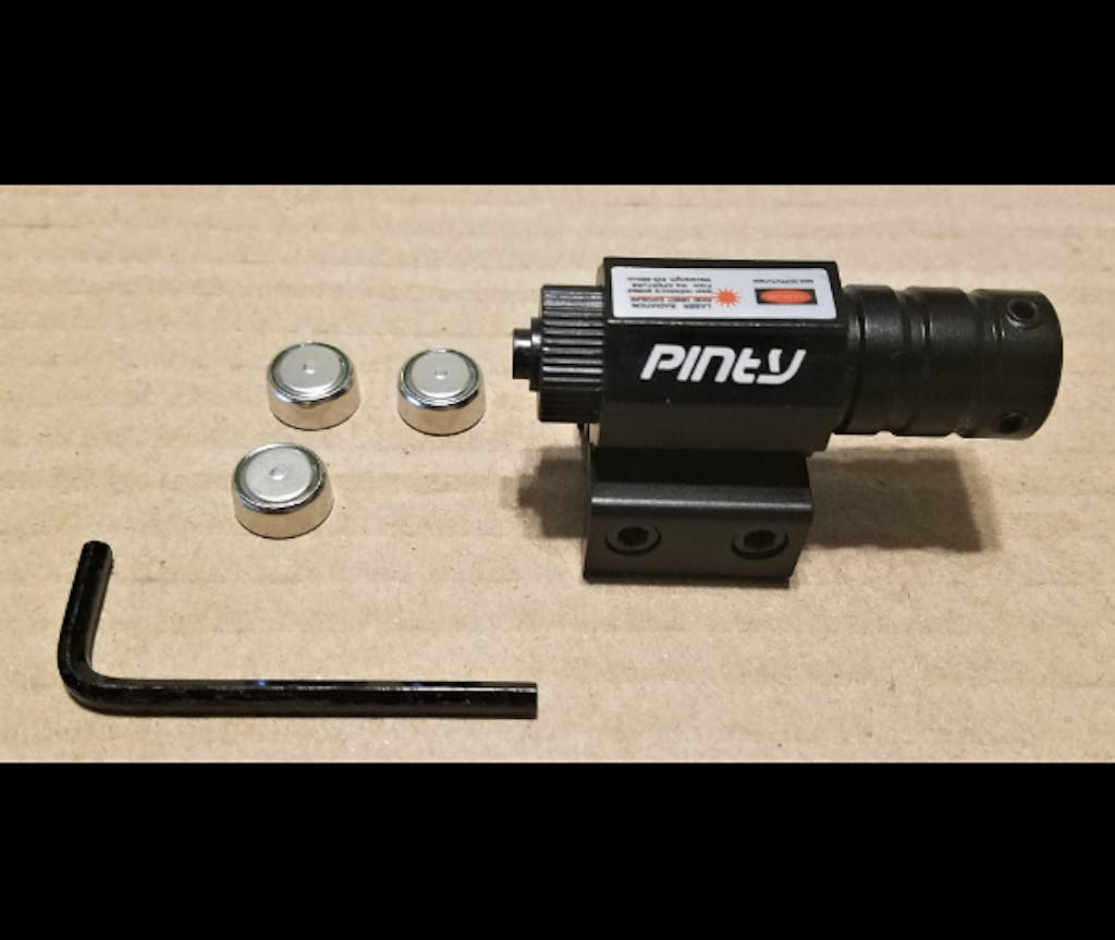 Tactical Red Laser Sight with Mount and Batteries for Picatinny Weaver – Pinty Scopes