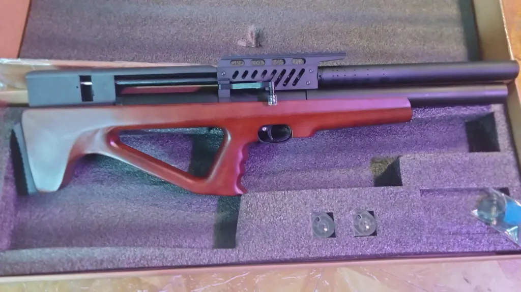 9 Pellet .22Cal Bullpup PCP Air Gun High Power for Small Game Hunting