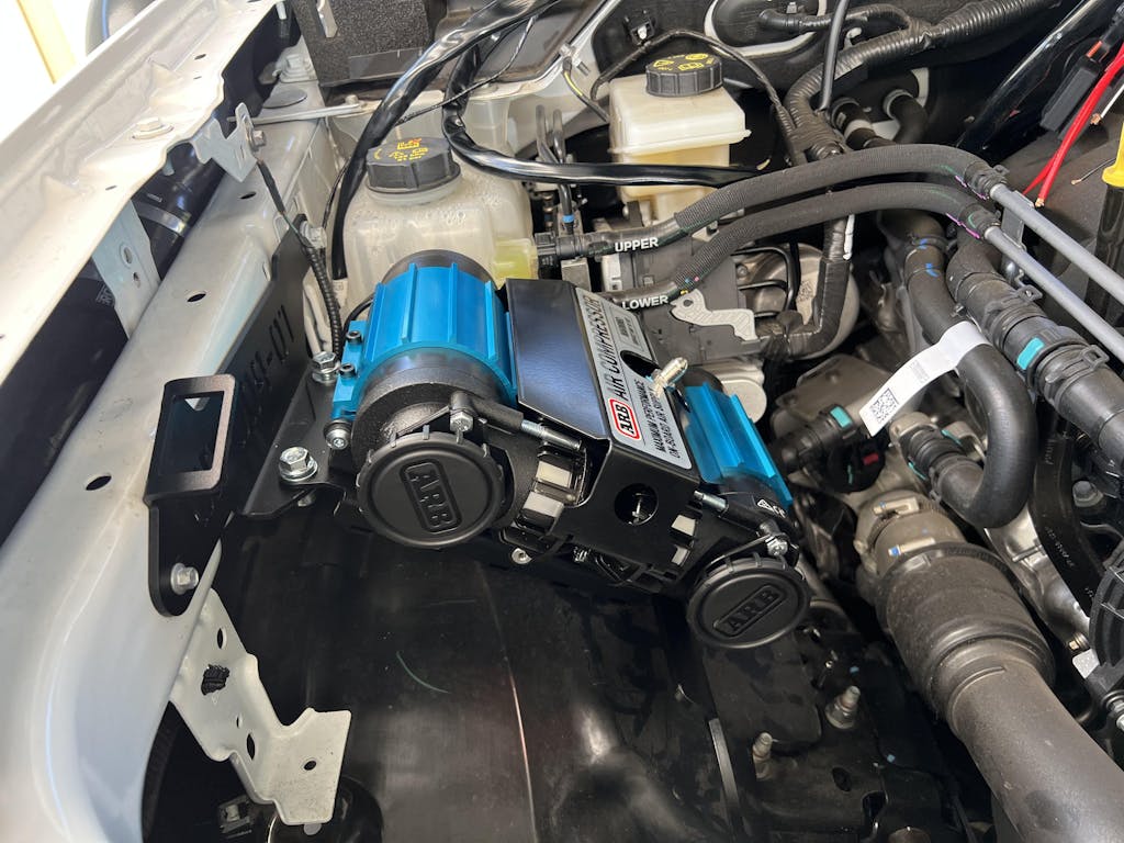 Universal Under Bonnet Onboard Air Compressor Mount For Next Gen Ford ...