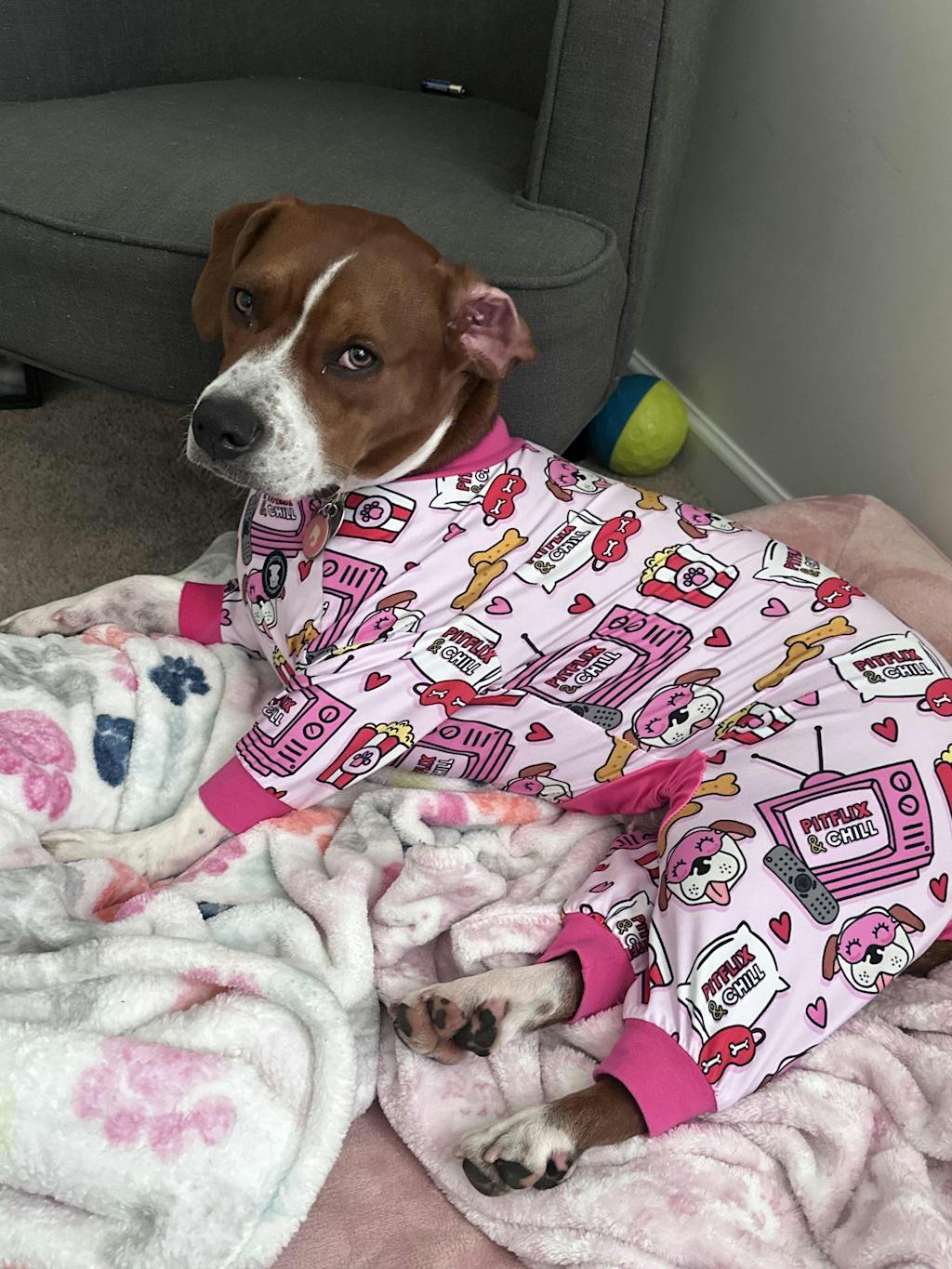 Purple 'Sugar Skull' Pit bull Pajamas – Pittie Clothing Co.