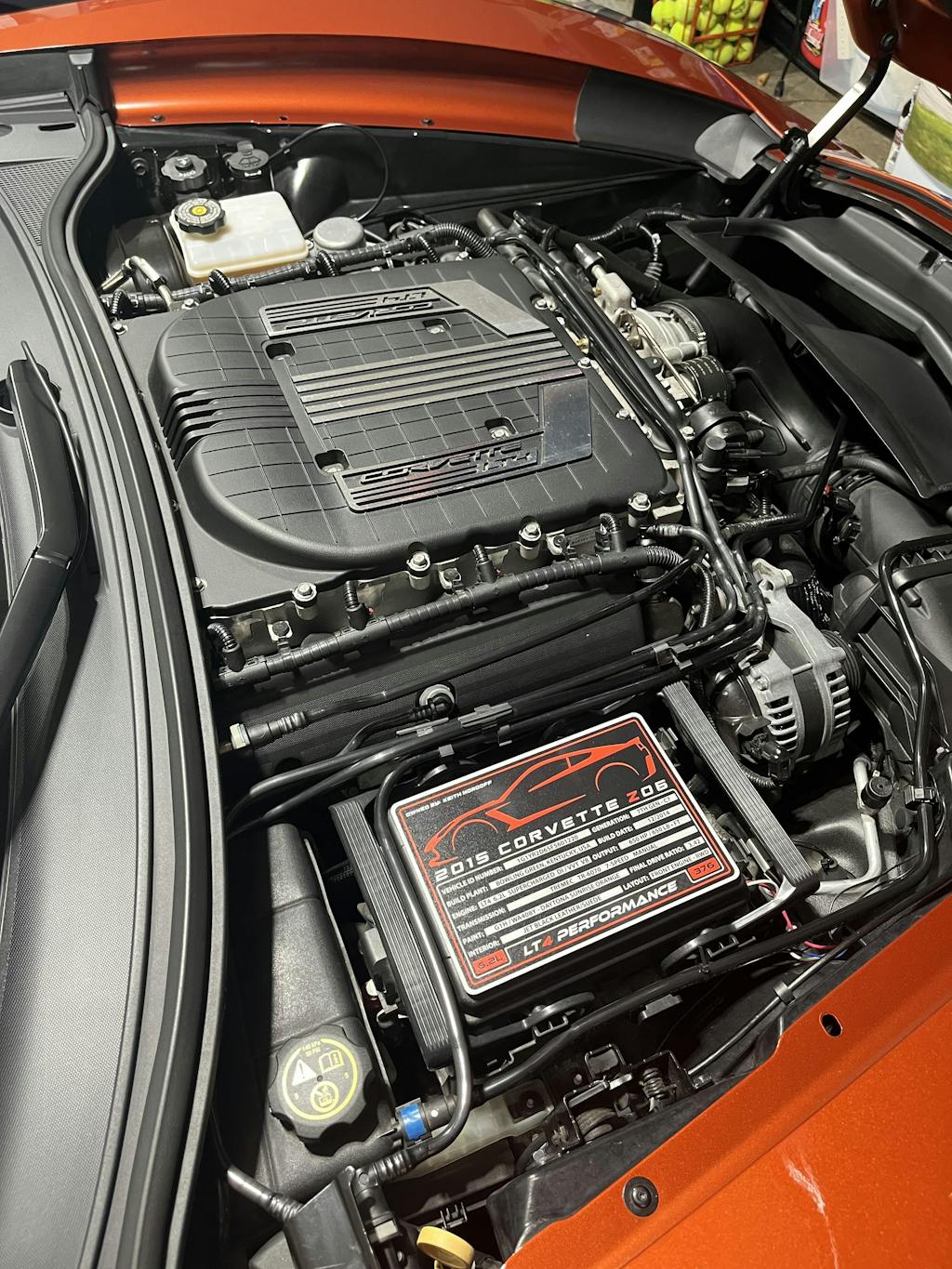 2015 CHEVROLET CORVETTE Z06 Engine Bay Build Plaque – Pixel Autoworks