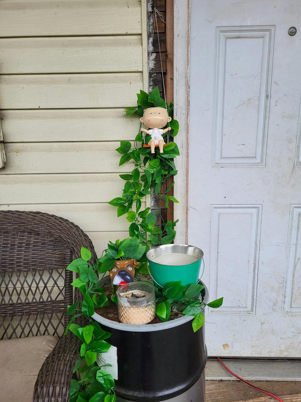 3 inch Head Planter Haning Pot Swing Girl – planterhoma