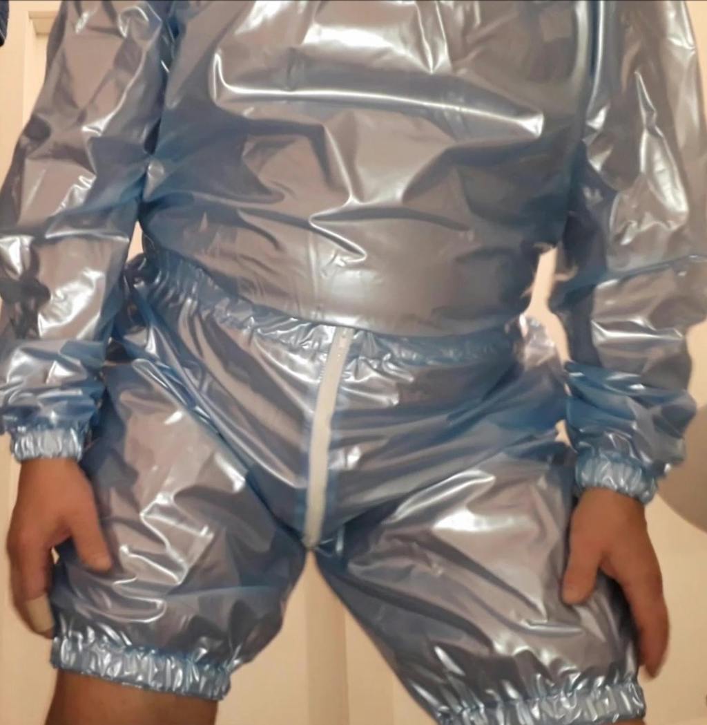 PVC Overall kurz mit Schritt-Reißverschluss PW107 - viele Farben zur A ...