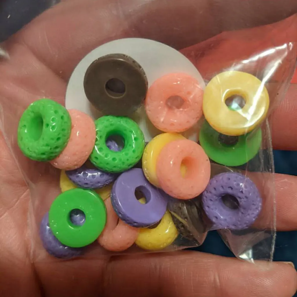 Cheerios Froot Loops Cereal Charms Fake Food Decoden 20 pcs 5 Colors ...