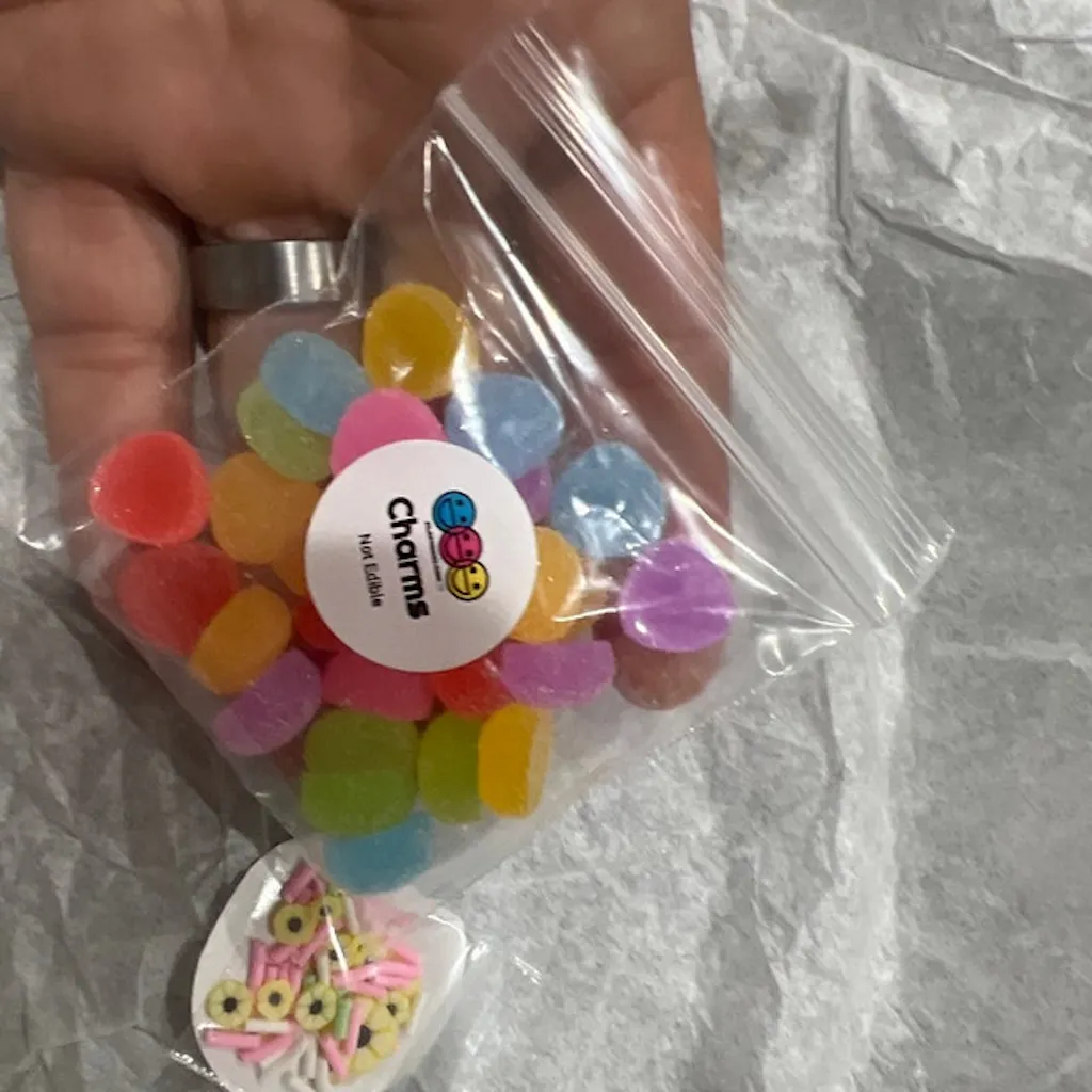Gumdrops Sugar Coated Gummy Fake Candy Gum Drops 7 Colors Realistic Fa ...