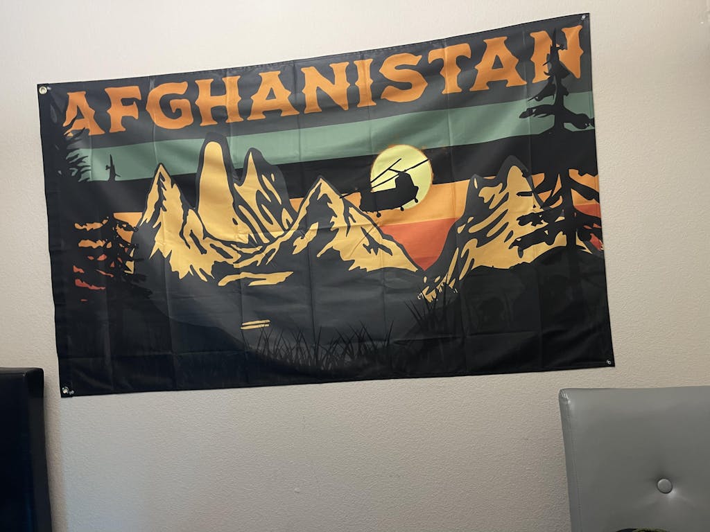 Afghanistan Sunset Flag – pltdaddy