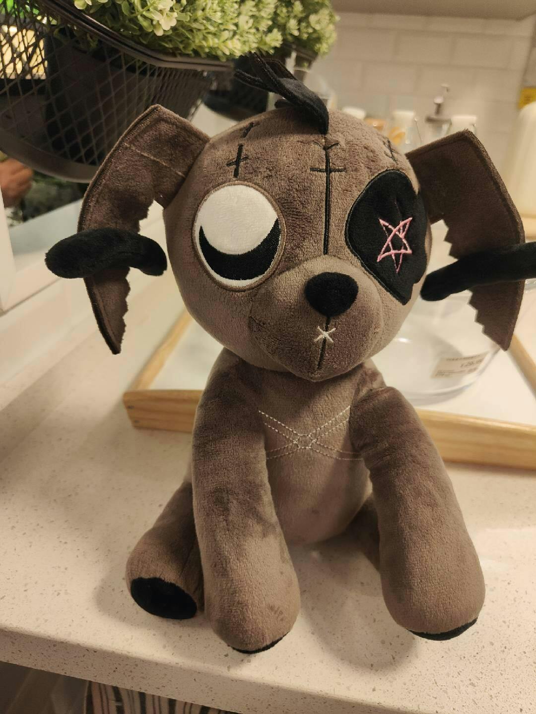 Cool Punk Grey Bunny Stuffed Animal - PlushThis| Plushies & Stuffed Animals