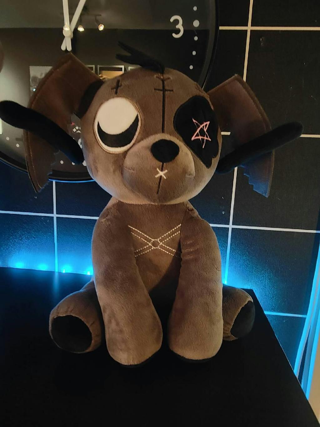 Cool Punk Grey Bunny Stuffed Animal - PlushThis| Plushies & Stuffed Animals