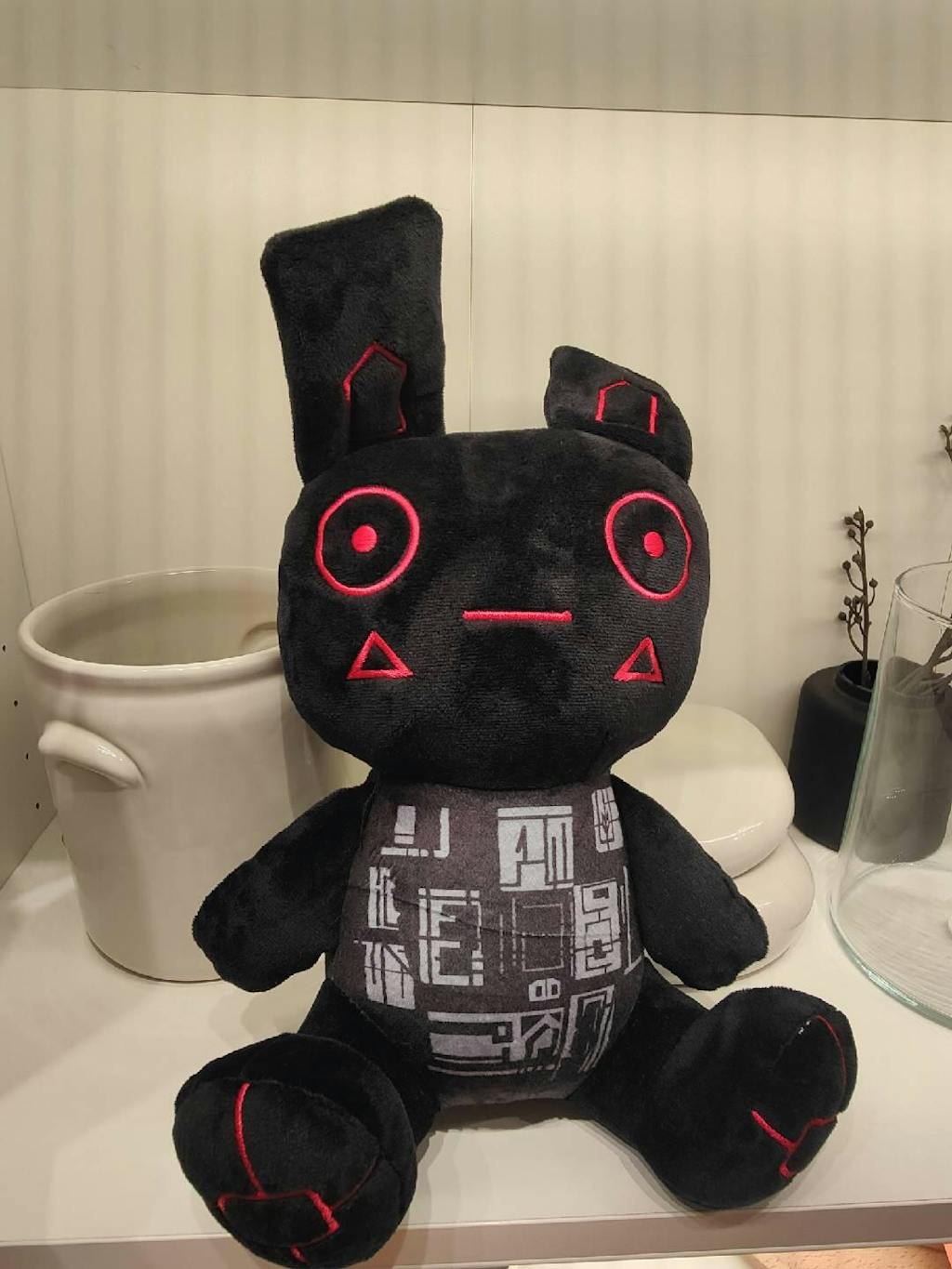 Black Cyber Goth Bunny Plush – PlushThis| Plushies & Stuffed Animals