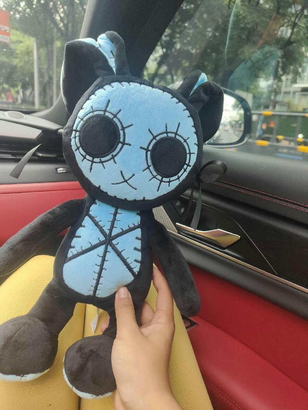 Goth Voodoo Blue Bunny Plush - PlushThis| Plushies & Stuffed Animals
