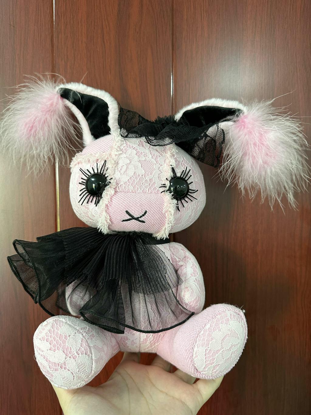 Pink Emo Bunny Stuffed Animal - PlushThis| Plushies & Stuffed Animals