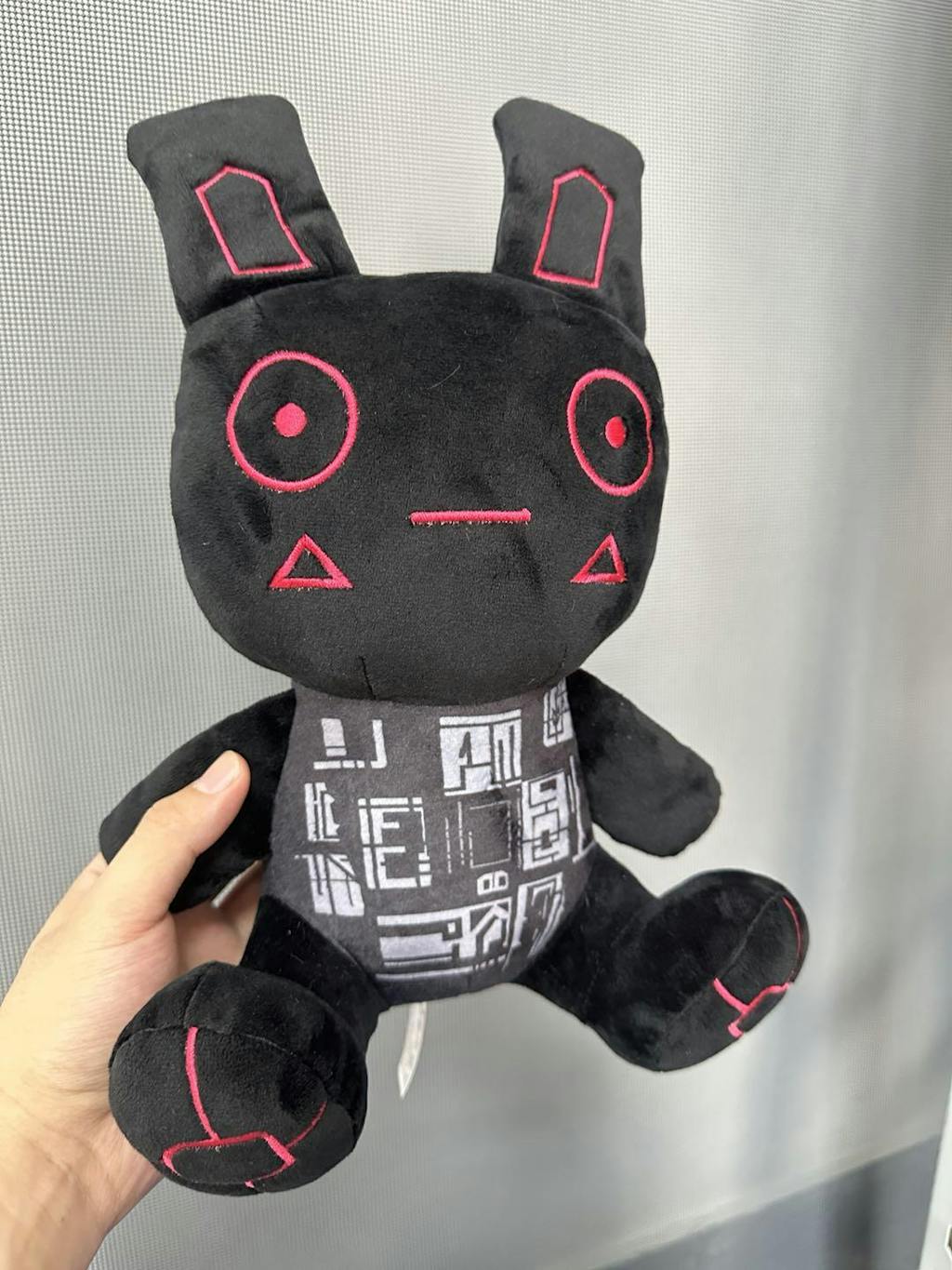 Black Cyber Goth Bunny Stuffed Animal - PlushThis| Plushies & Stuffed ...