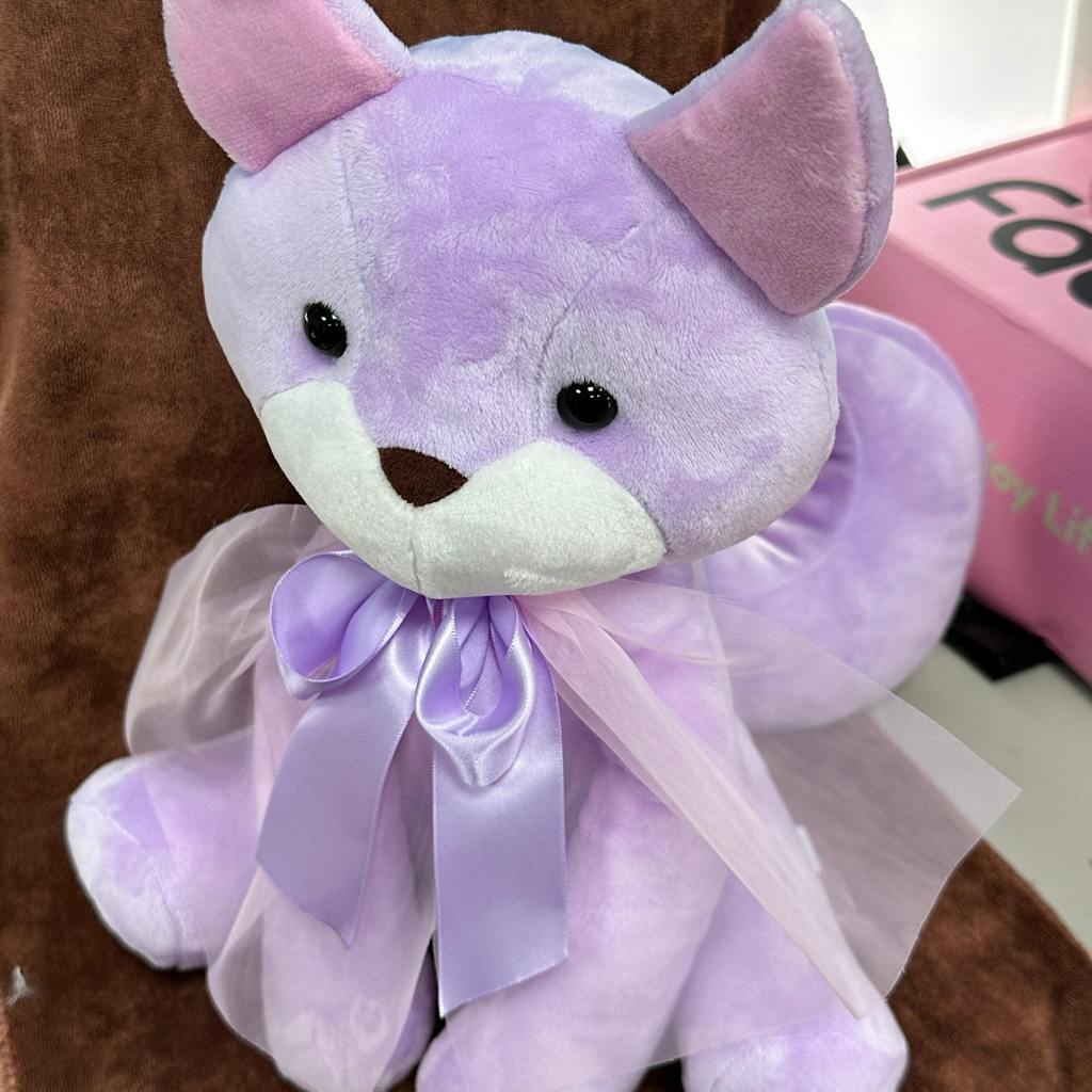 Anime Core Emo Purple Fox Plush – PlushThis| Plushies & Stuffed Animals