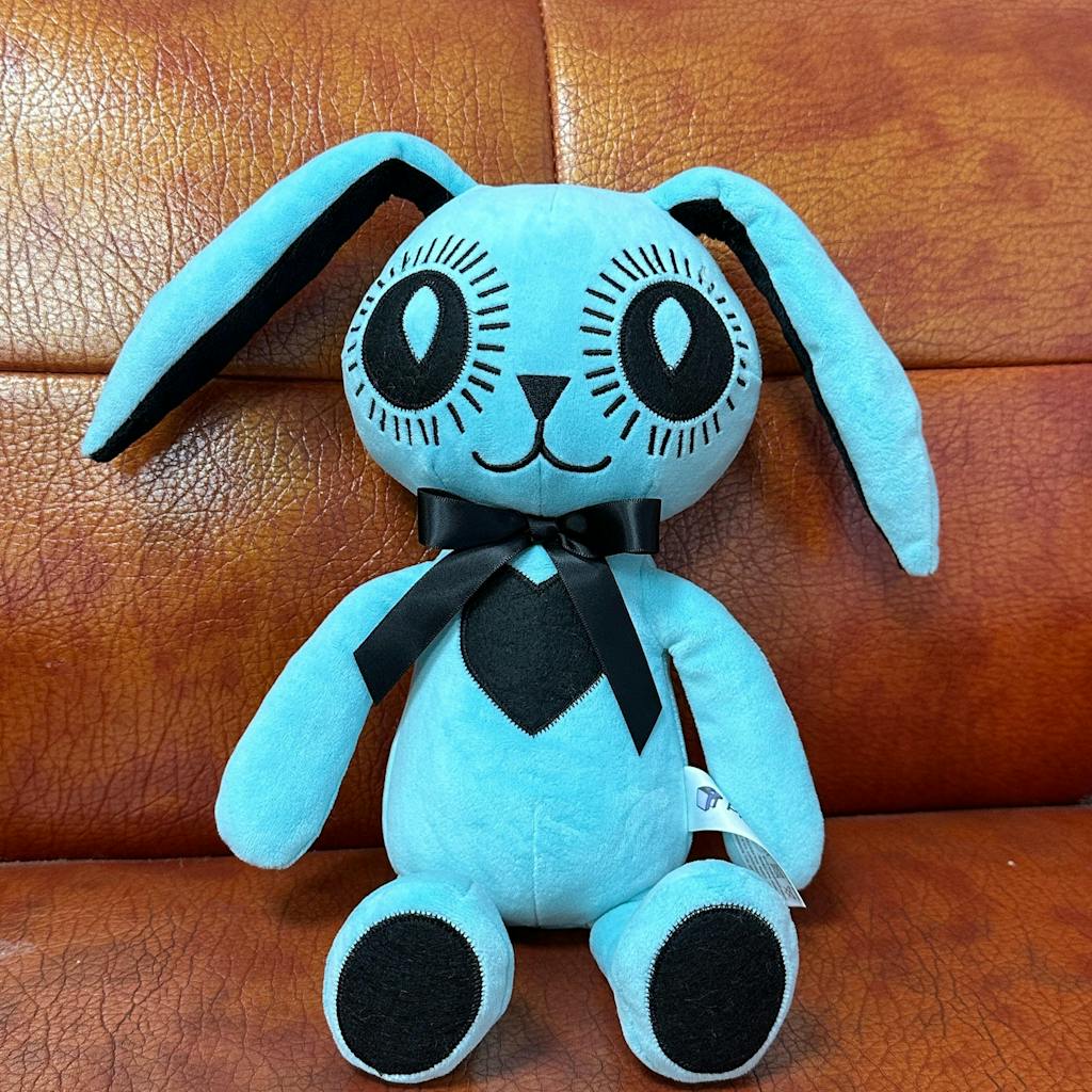 Blue Cute Emo Bunny Stuffed Toy – PlushThis| Plushies & Stuffed Animals