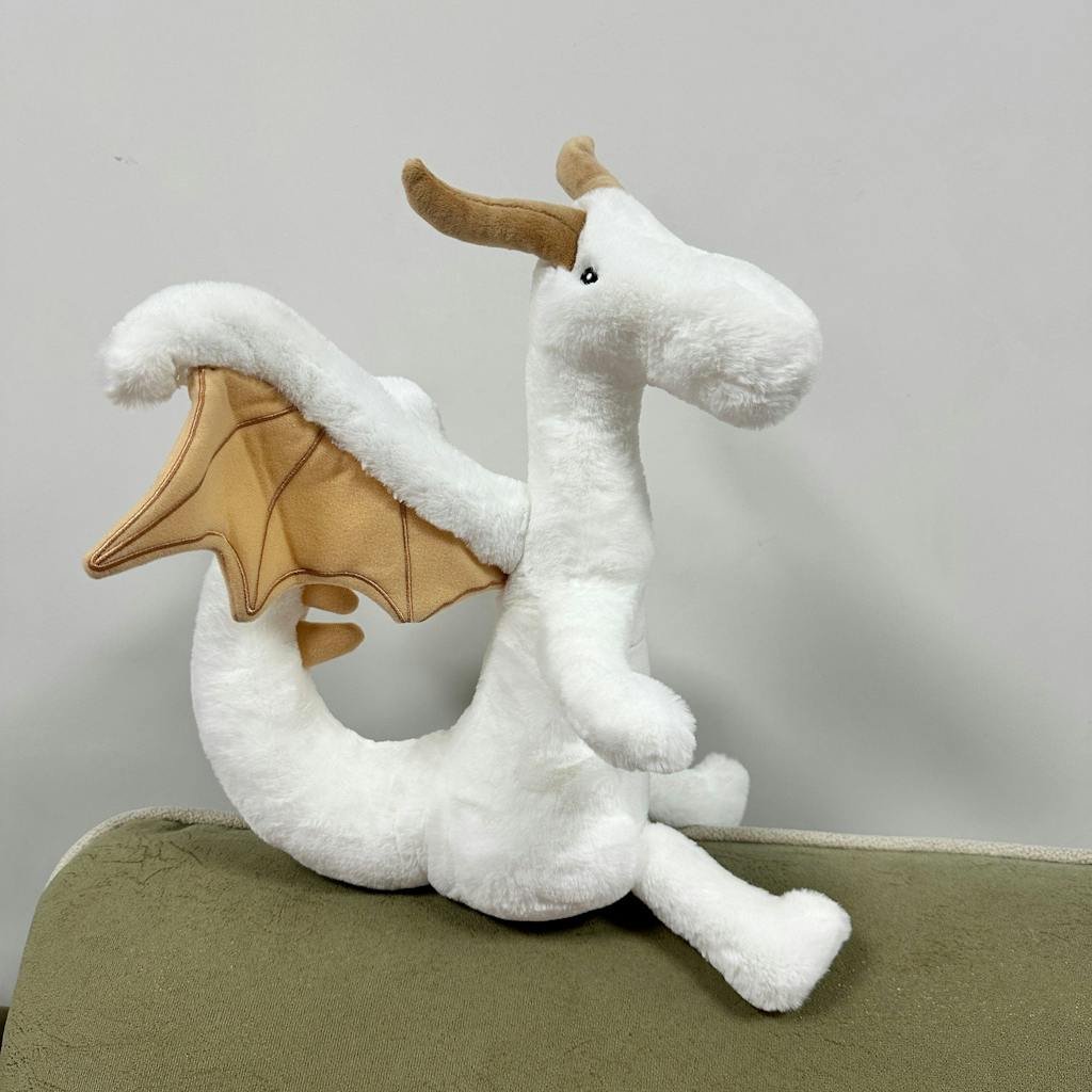 Cute White Dragon Stuffed Animal – PlushThis| Plushies & Stuffed Animals