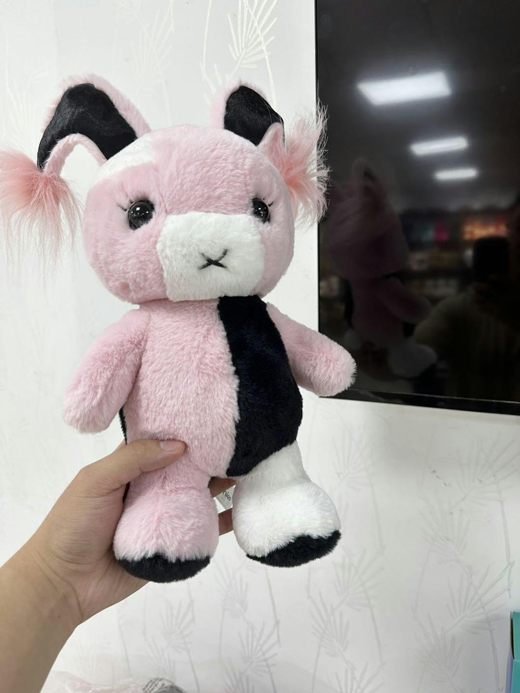 Emo Kawaii Black and Pink Bunny Plush – PlushThis| Plushies & Stuffed ...